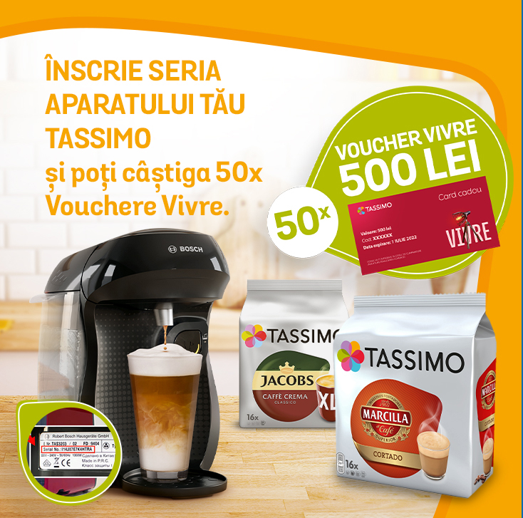 CAMPANIE SUNTEM AICI PENTRU TINE | Tassimo RO